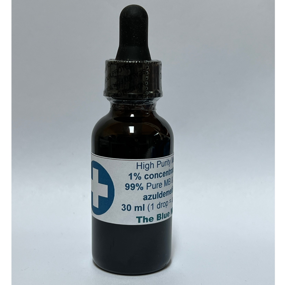 Methylene Blue Drops In 30ml Liquid Bottle Azul De Metileno Mexico